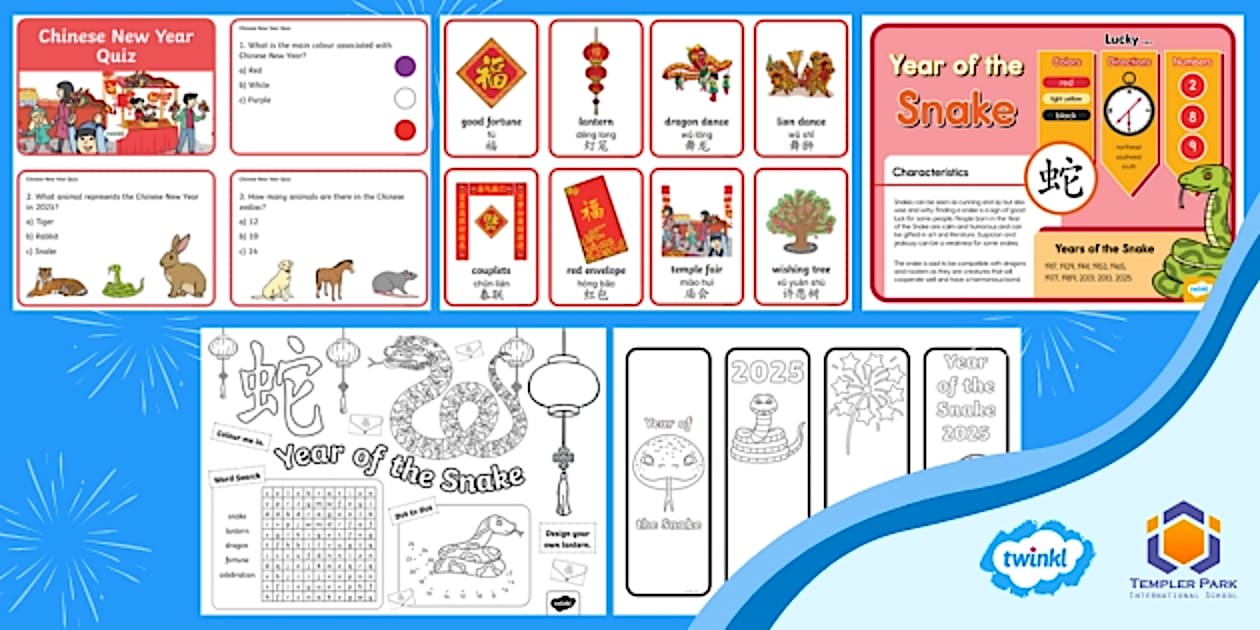 FREE! - Twinkl x TPIS Chinese New Year Activity Pack