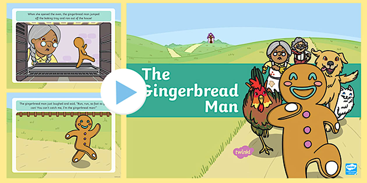 The Gingerbread Man Story PowerPoint (teacher made) - Twinkl