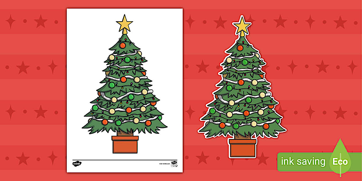 Christmas Trees Editable (Teacher-Made) - Twinkl