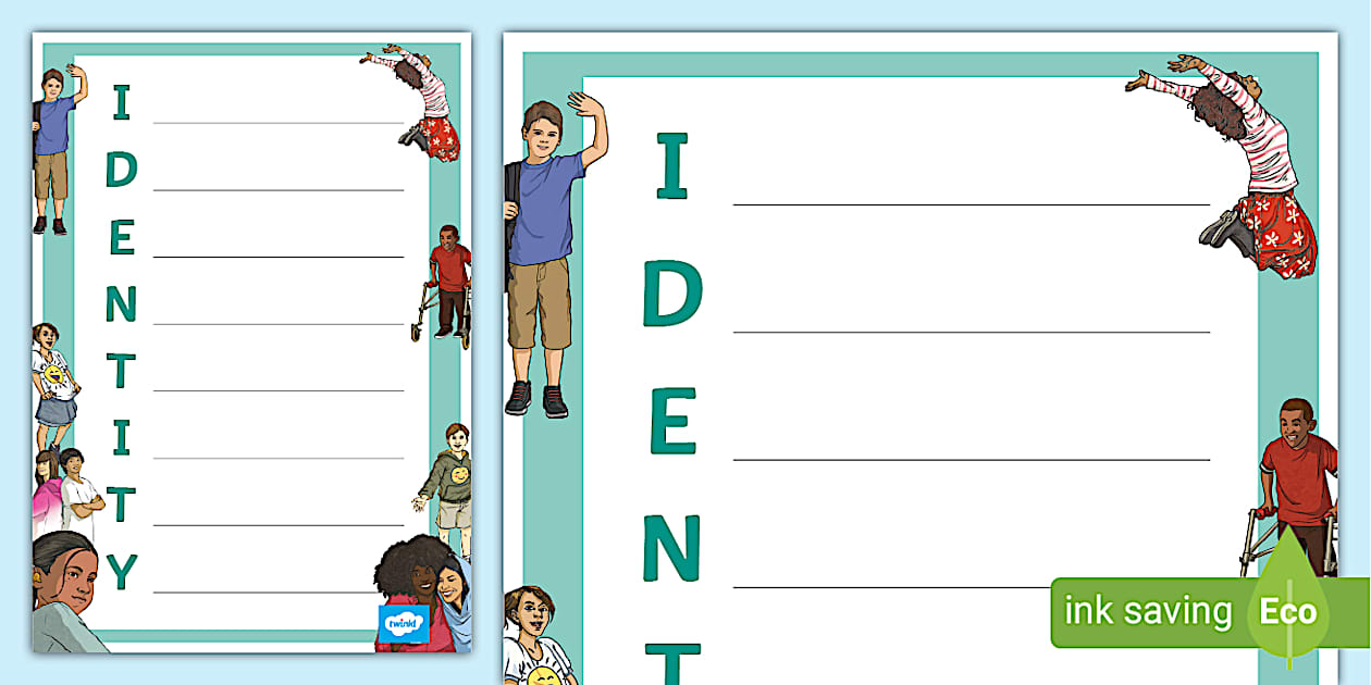Identity Acrostic Poem Kindergarten | Twinkl
