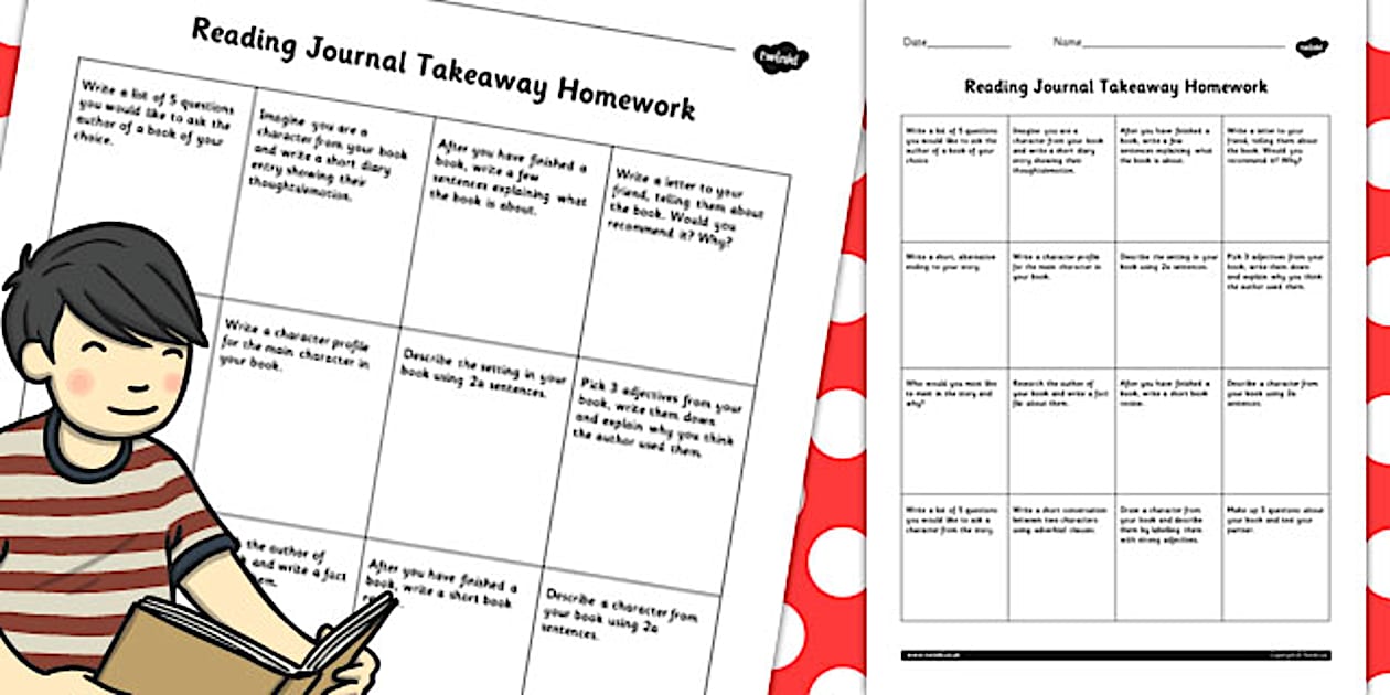 Editable Reading Journal - Reading Journal Activities
