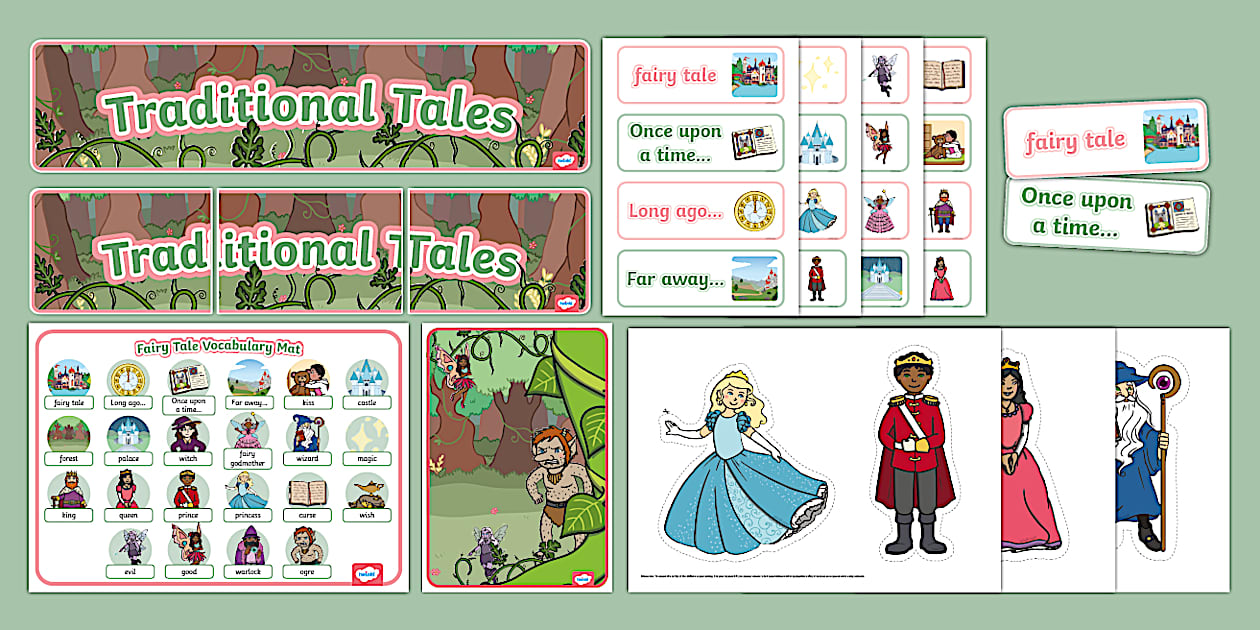 Fairy Tale Display Pack | Fairy Tale Classroom Decorations