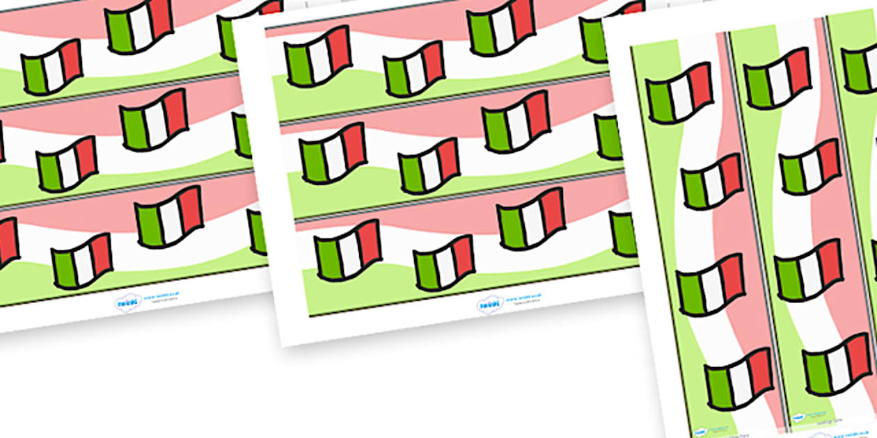 Italian Display Borders (teacher made) - Twinkl