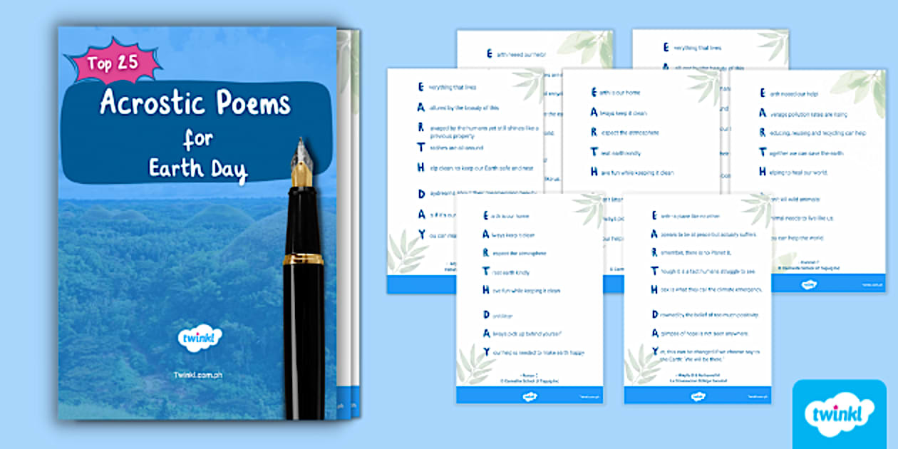 Top 25 Acrostic Poem for Earth Day (teacher made) - Twinkl