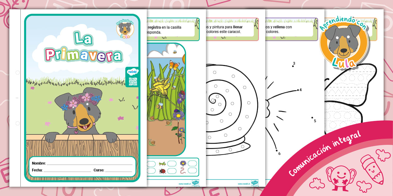 Cuadernillo Kínder | Primavera | NT2 | NT1 (teacher made)