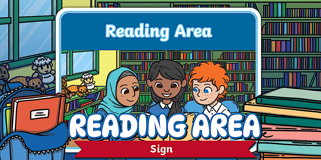 👉 Reading Area Sign