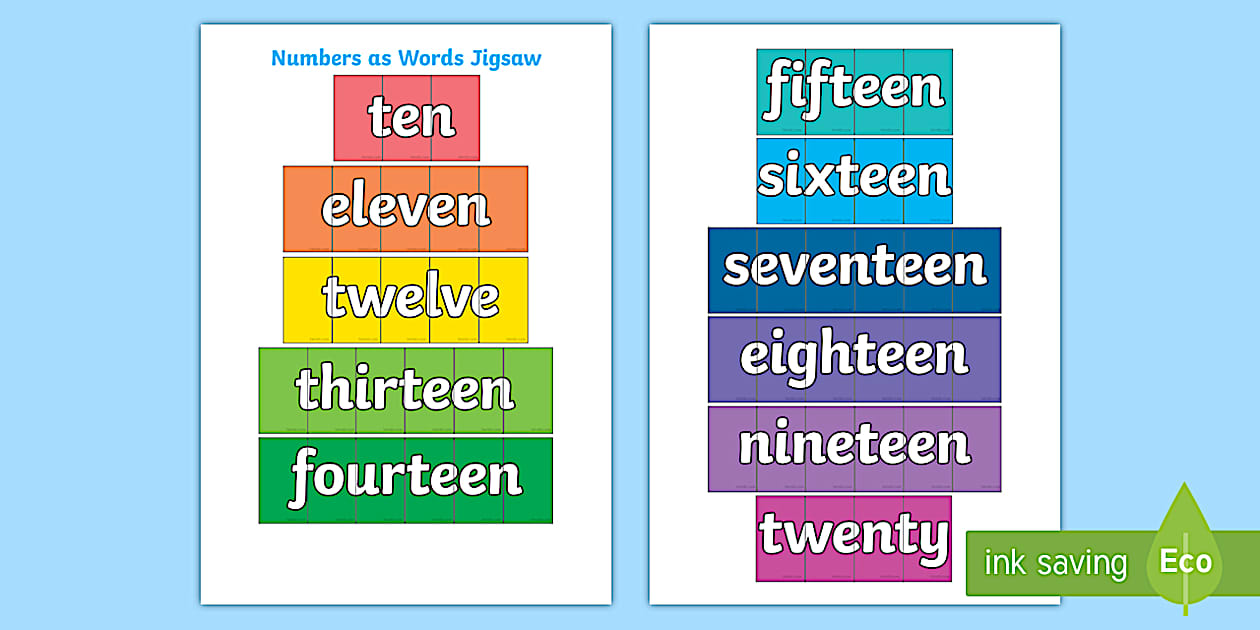 Number Puzzle with Letters and Numbers | Twinkl - Twinkl