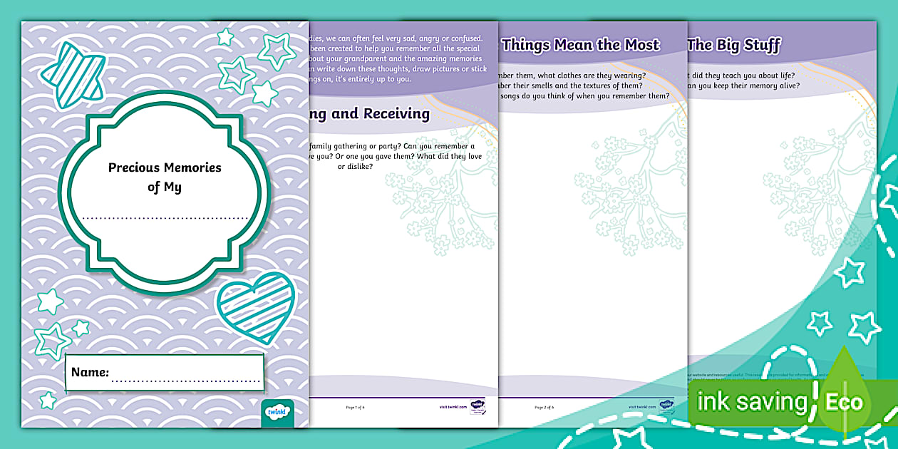 Grandparents Day: Precious Memories Booklet