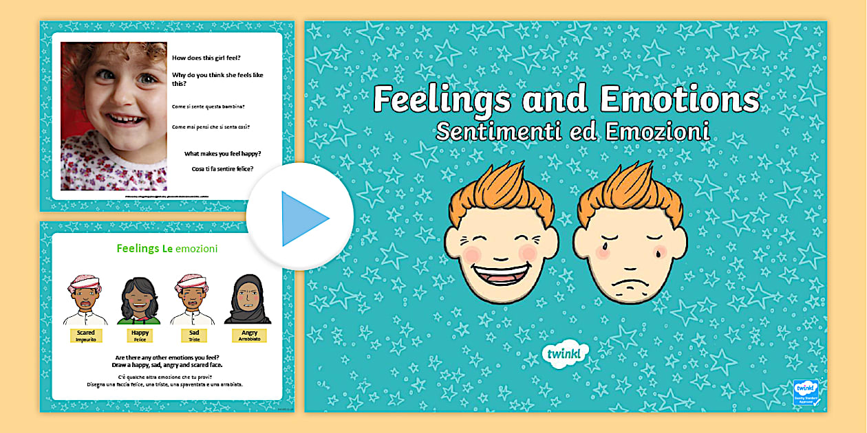 Feelings PowerPoint English/Italian - Feelings Powerpoint