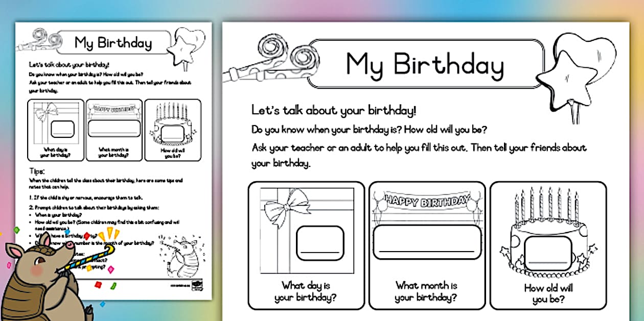 Grade R: My Birthday (teacher made) - Twinkl