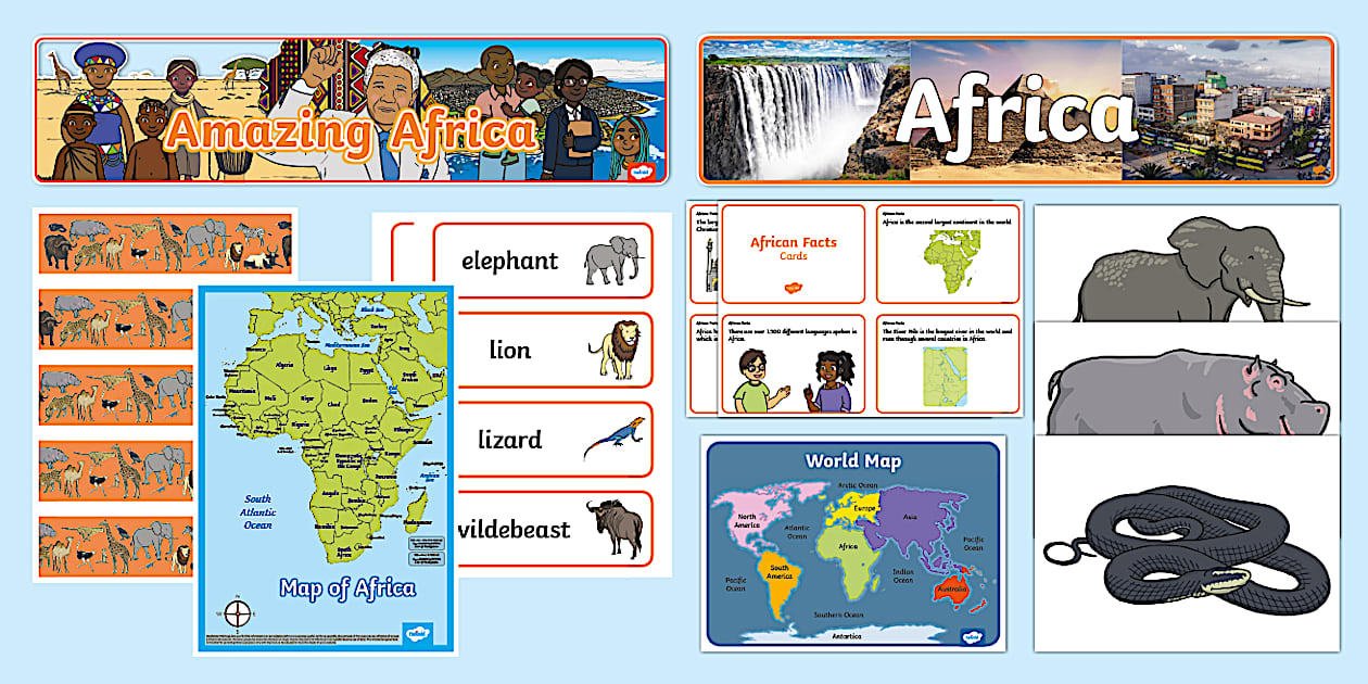 Ready-Made African Display Pack (teacher made) - Twinkl