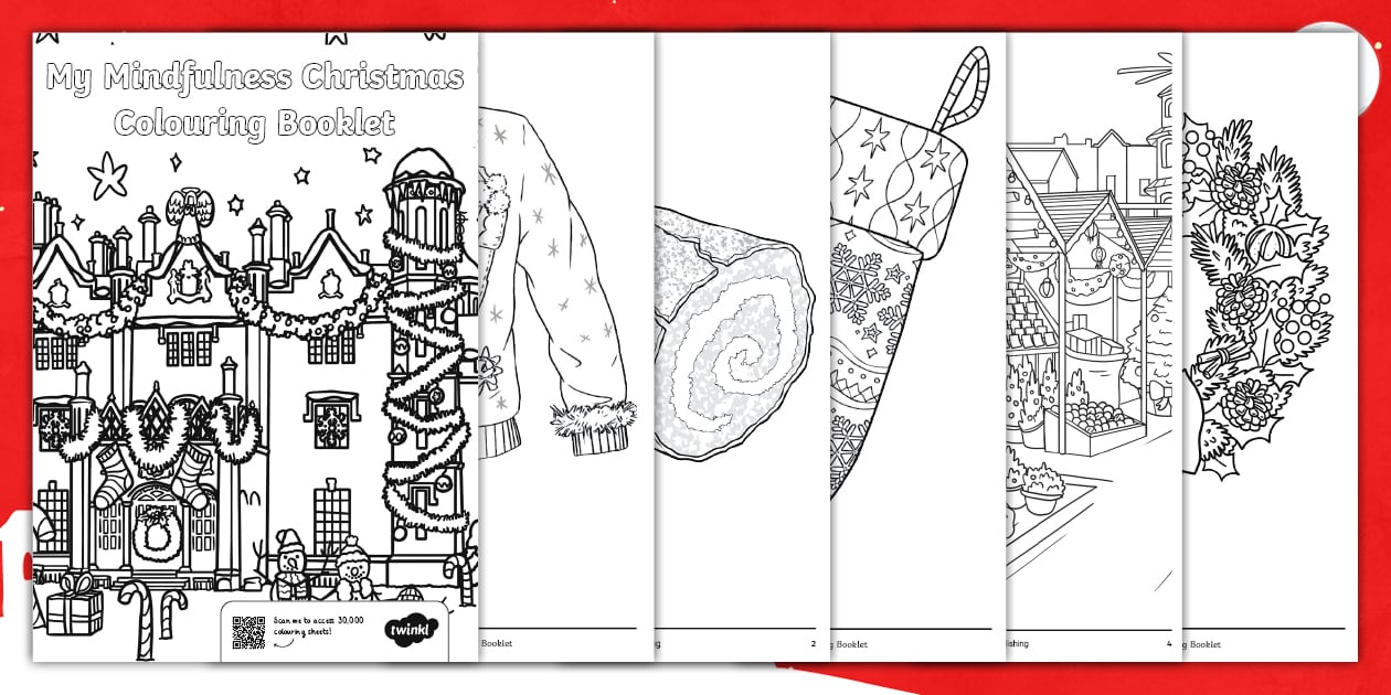 My Mindfulness Christmas Colouring Booklet