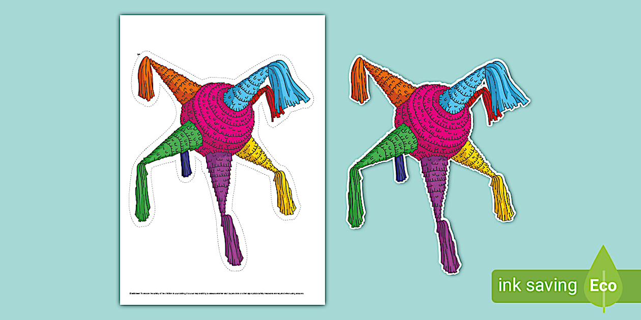 Piñata Display Cut-Out (professor feito) - Twinkl