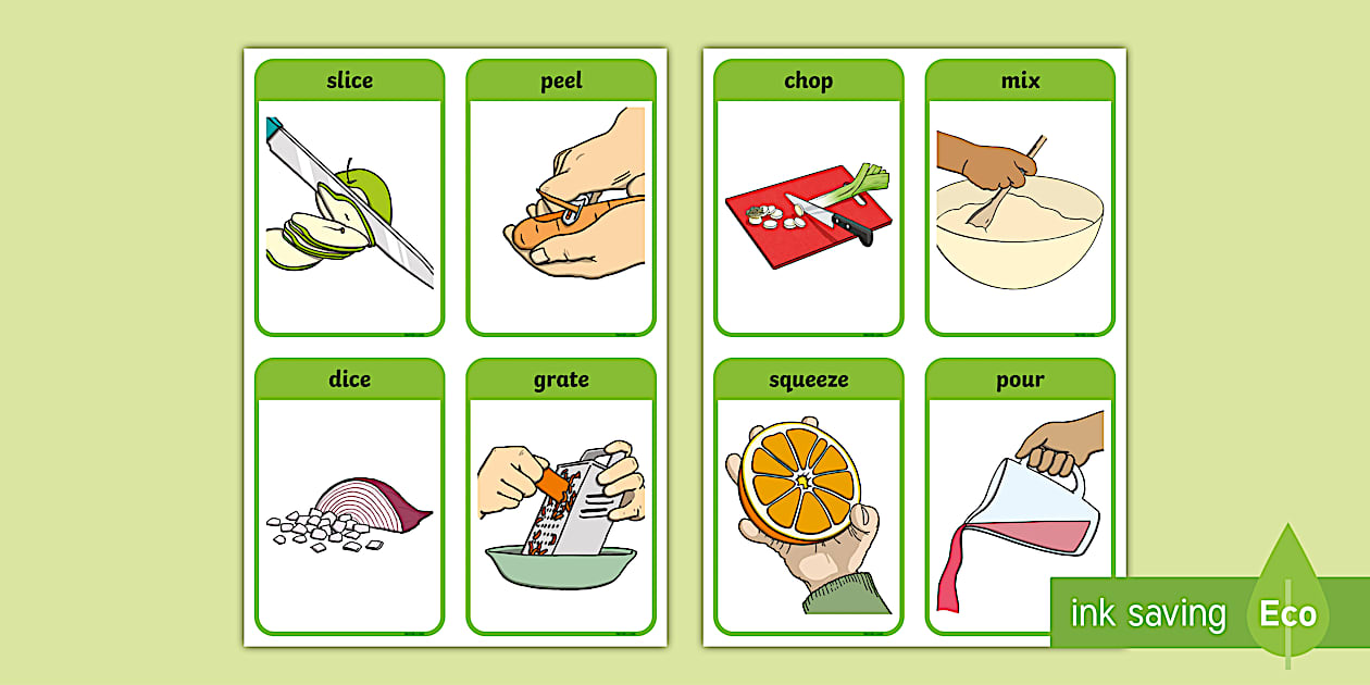 Food Processing skills - Cooking Primary Resources - Twinkl