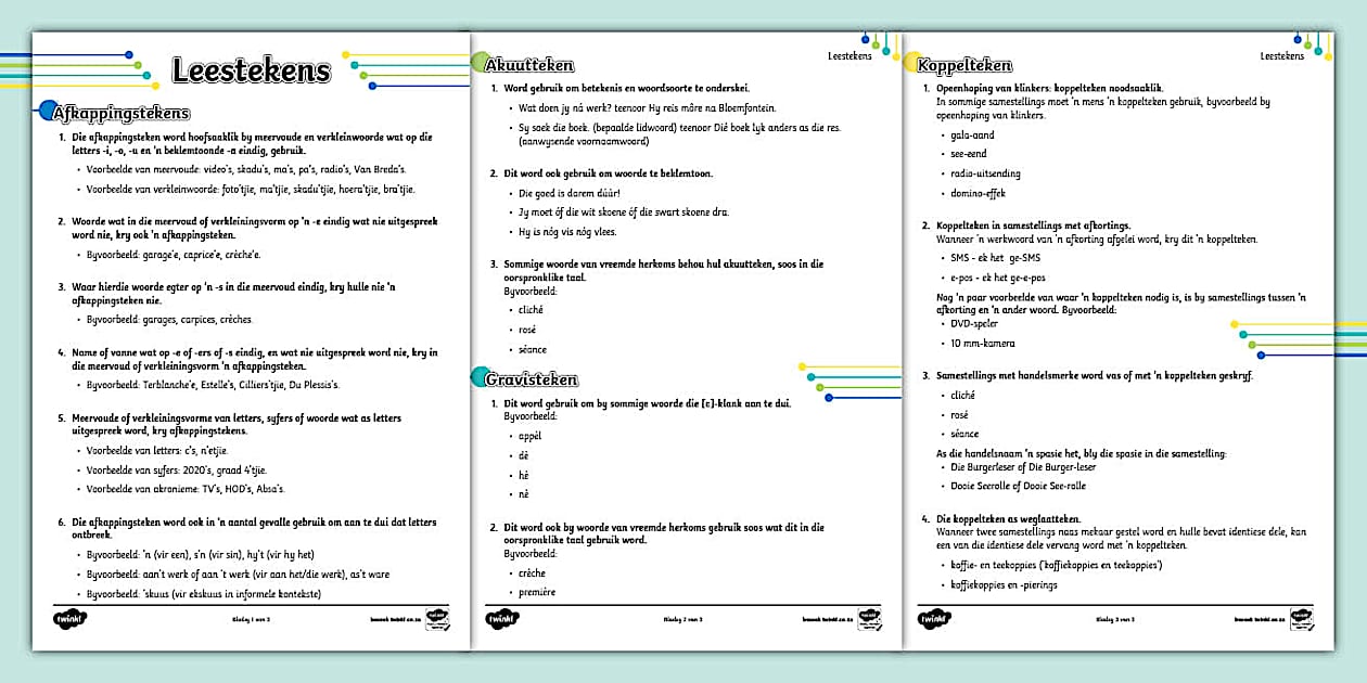 Leestekens Notas (Hecho por educadores) - Twinkl