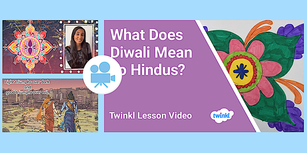 KS2 (Ages 7-11) Diwali: Creating a Rangoli Pattern - Twinkl