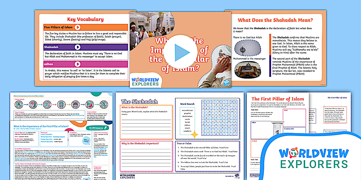 RE: The Five Pillars of Islam: LKS2 Lesson Pack 2 - Twinkl