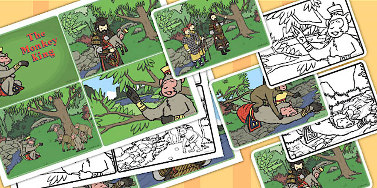 Monkey King Visual Aids Out Of Order 4xA4 (teacher made)