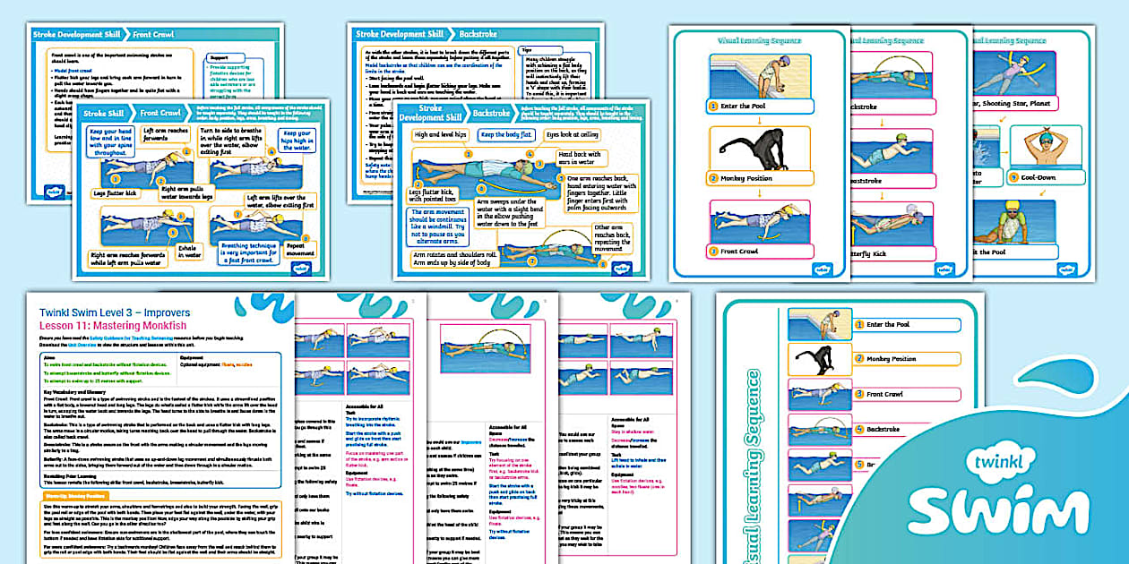 Twinkl Swim - Level 3 (Improvers) Lesson 11