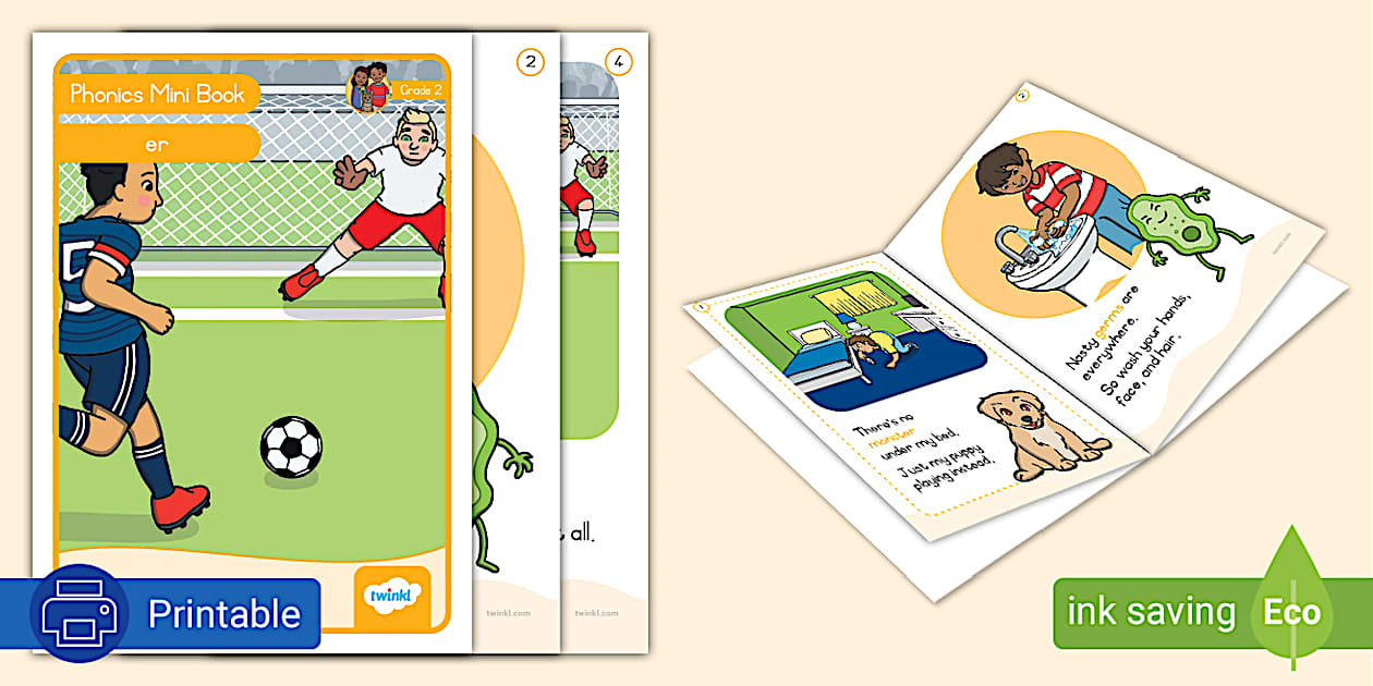 Grade 2 Phonics Mini Book -er
