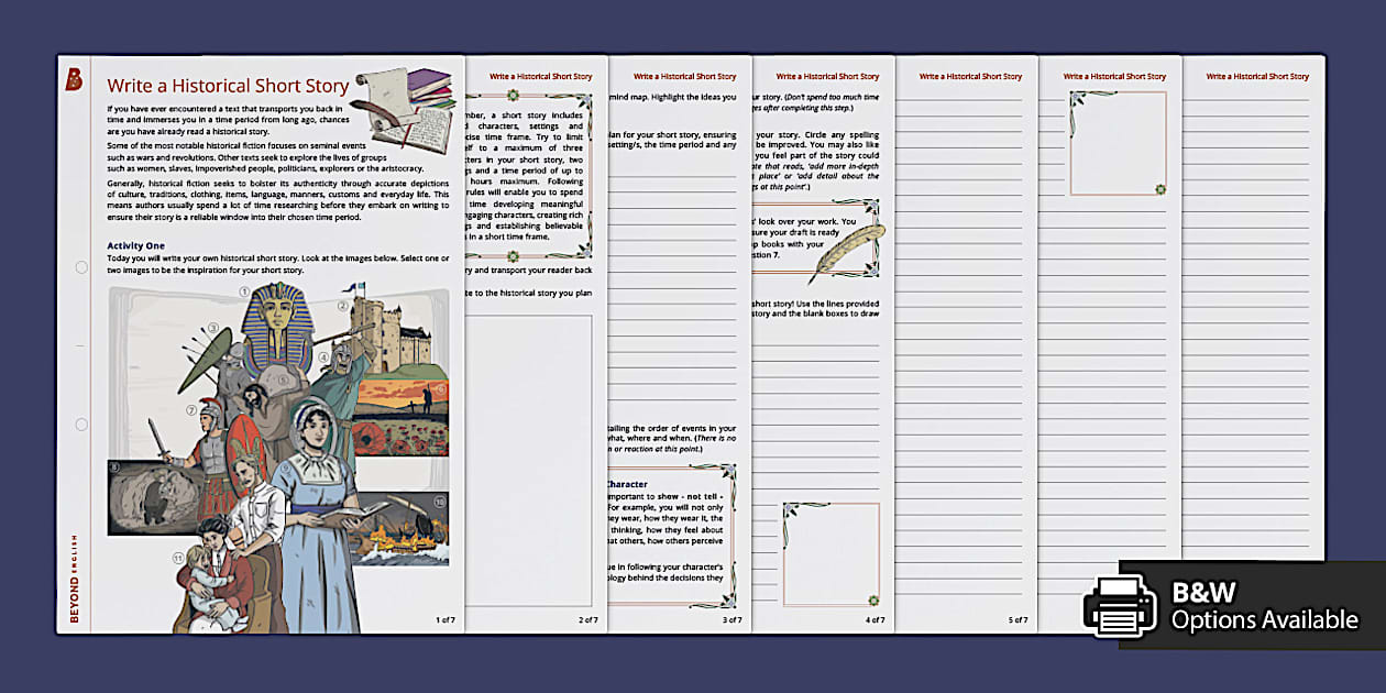 Write a Historical Short Story (teacher made) - Twinkl