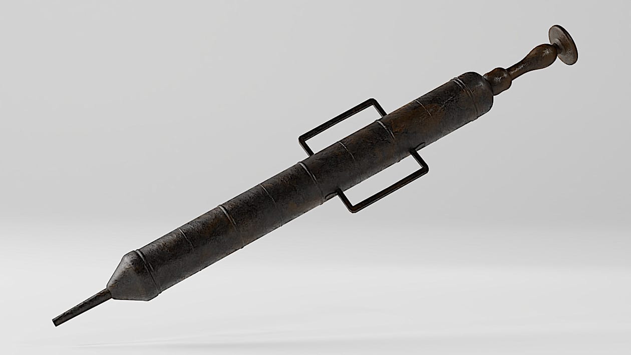 3D Model: The Great Fire of London - Fire Squirt - Twinkl