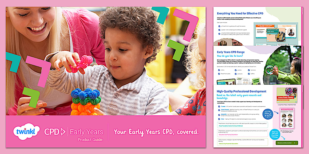 Early Years CPD product guide. (teacher made) - Twinkl