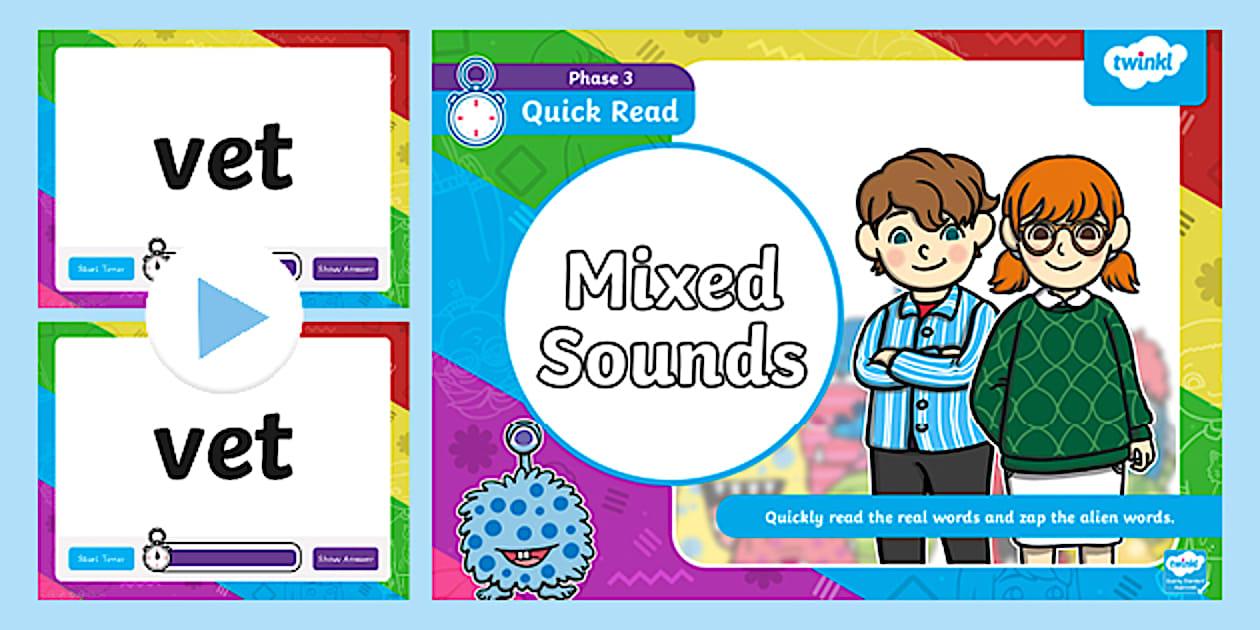 Quick Read Phonics Phase 3 PowerPoint (teacher made)