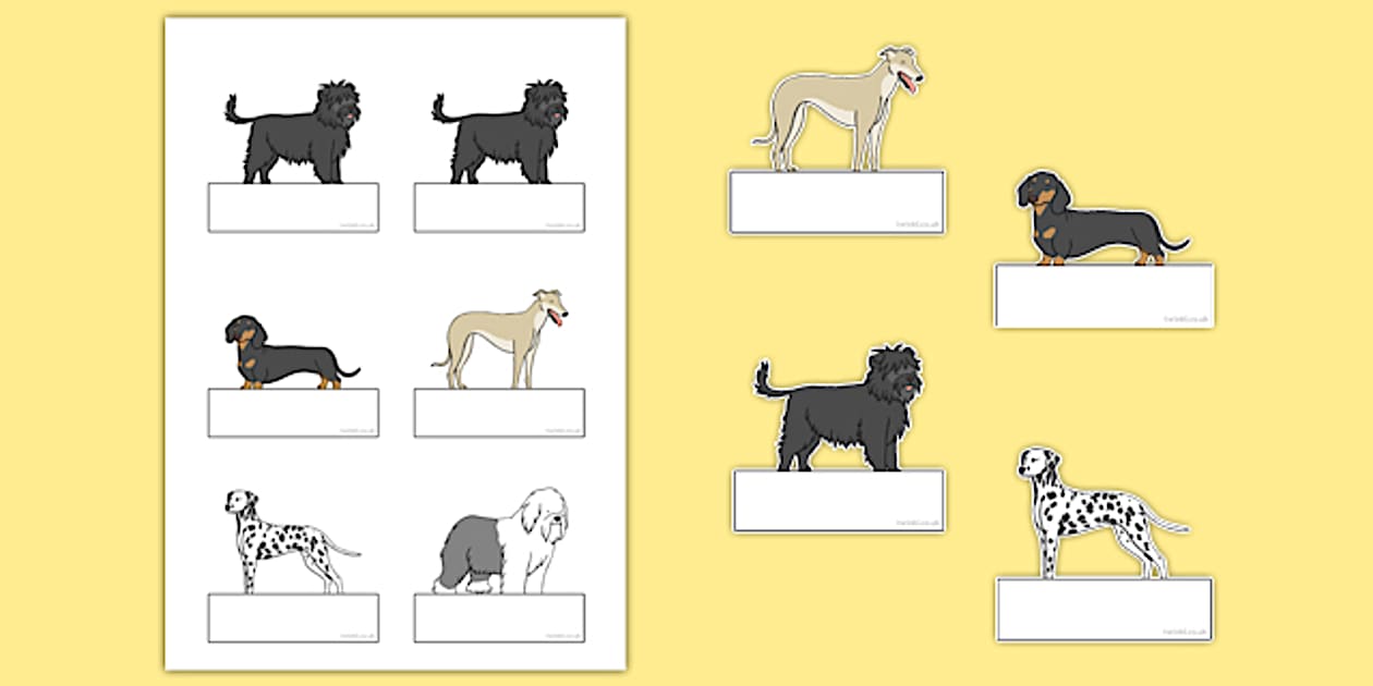 Dog Themed Editable Self-Registration (teacher made)