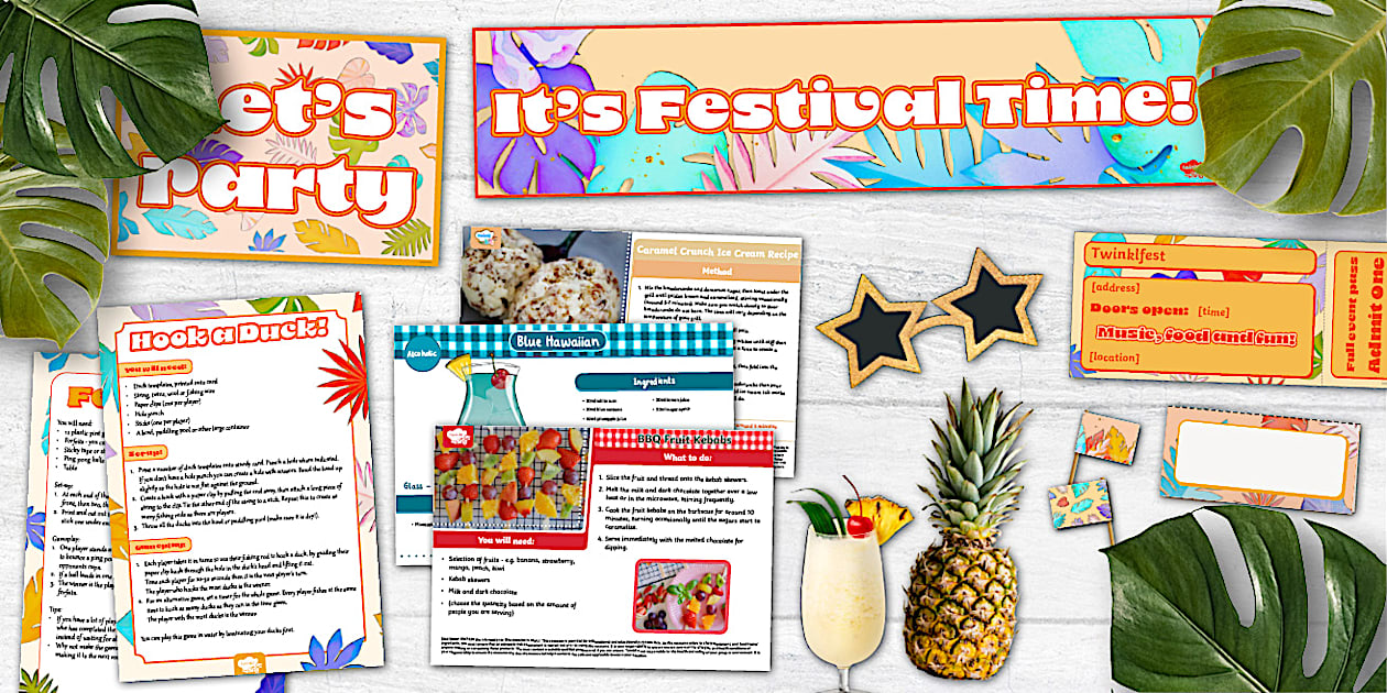 Summer Festival Fun Pack | Twinkl Party