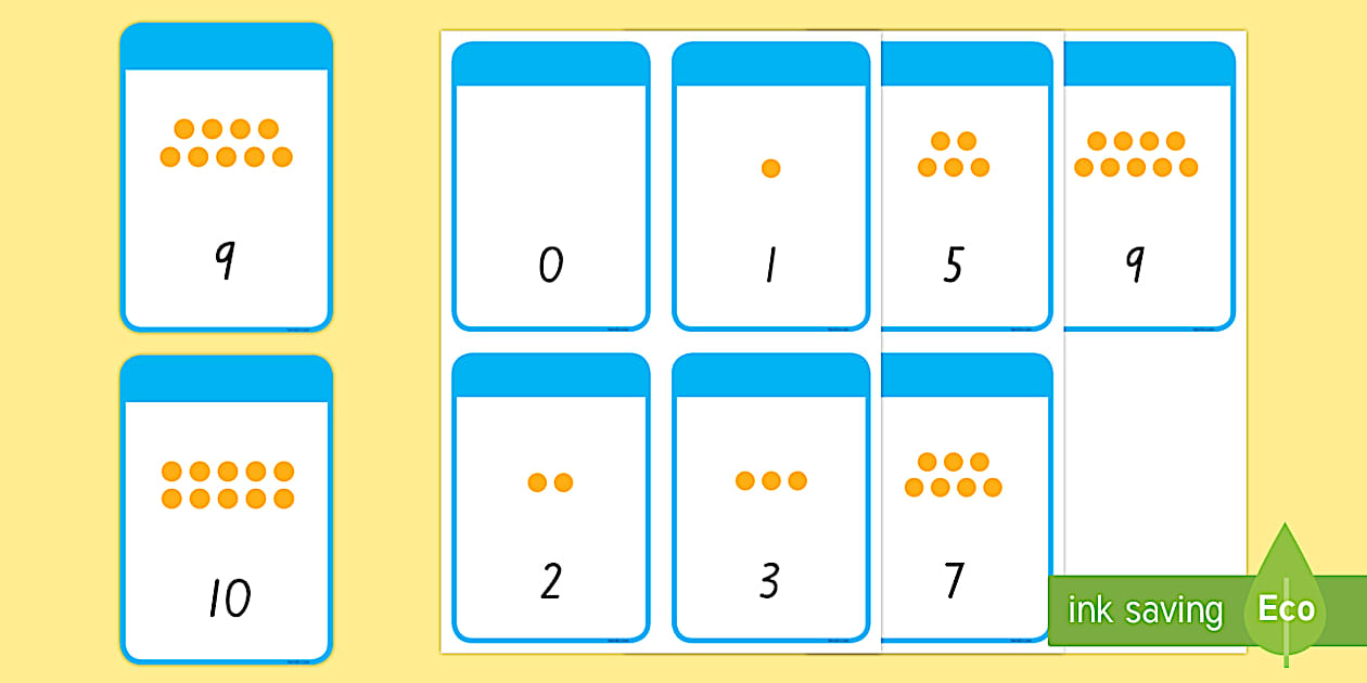 0 to 10 Number Flashcards (teacher made) - Twinkl