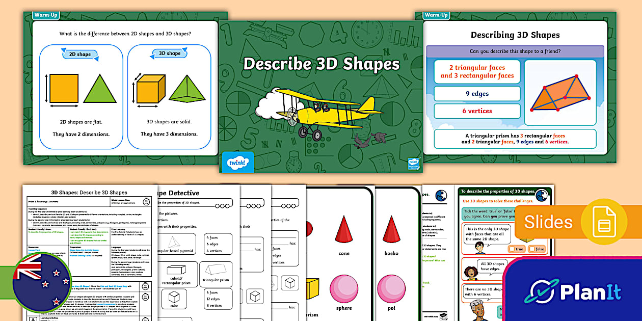 Phase 1 Space: 3D Shapes (Describe 3D Shapes) Lesson 4