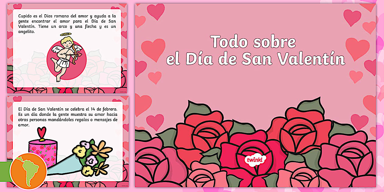 Presentación: Todo sobre San Valentín (teacher made)