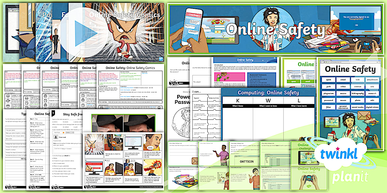 Computing: Online Safety: Unit Pack Year 5 (teacher made)