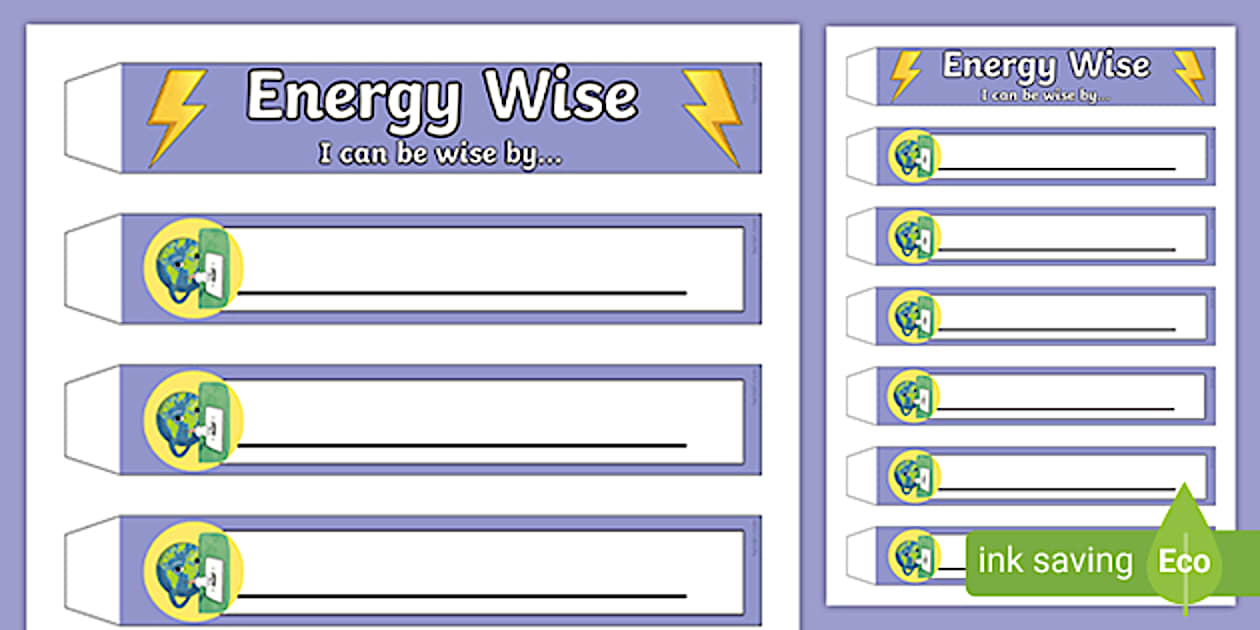 QLD Energy Wise Paper Chain (teacher made) - Twinkl
