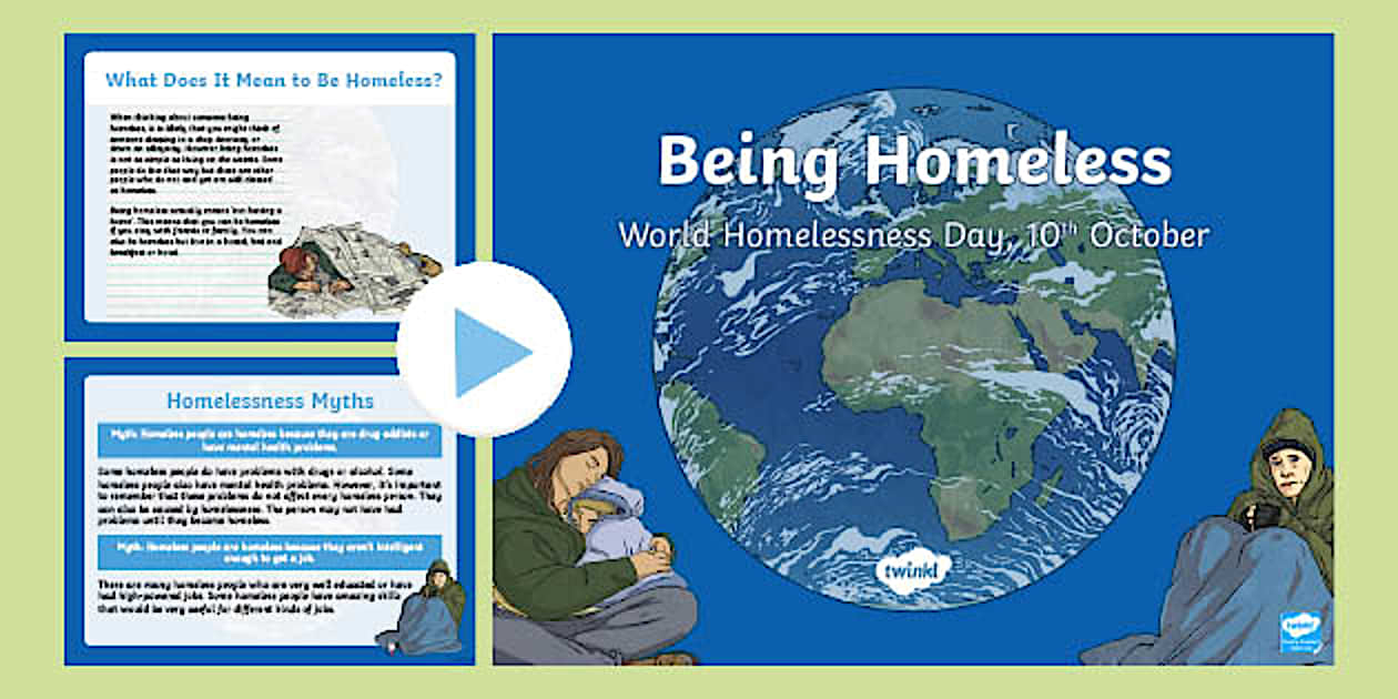 Being Homeless PowerPoint (teacher made) - Twinkl