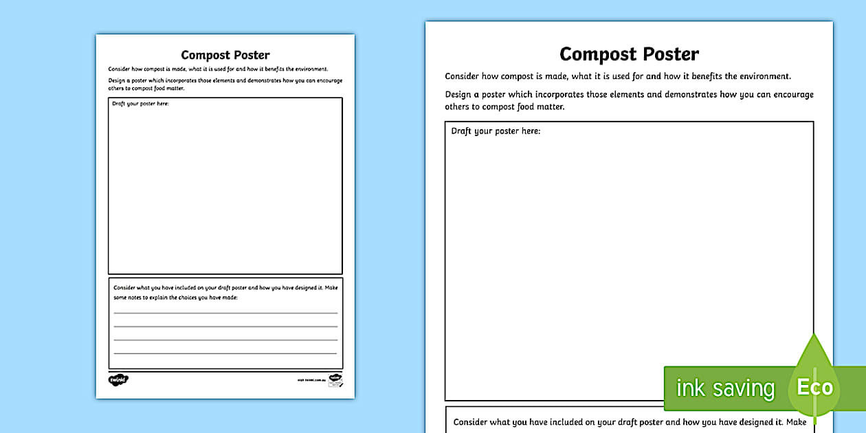Composting Poster Ideas | Design Activity | Twinkl Resources