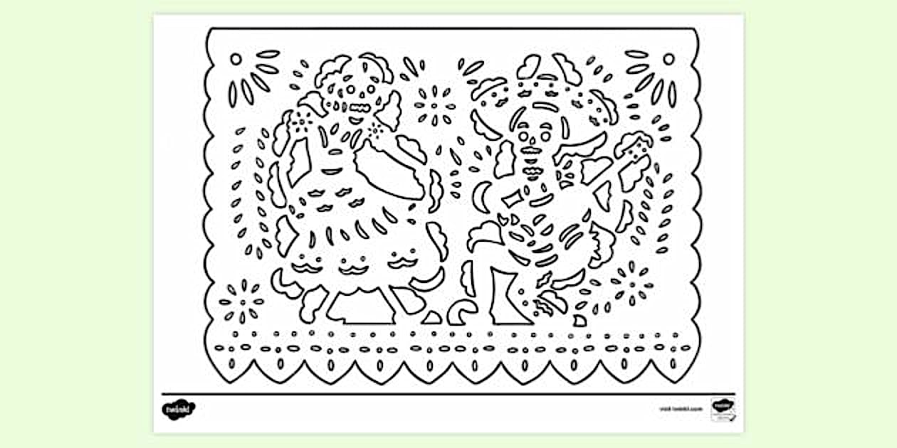 Mexican Colouring Page | Colouring Sheet (Teacher-Made)