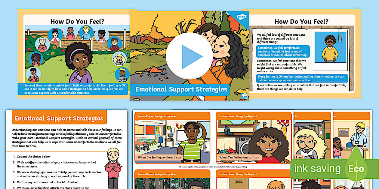 Emotional Support For Children Activity Pack | Twinkl