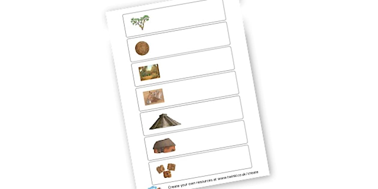 Maya Timeline Images Only - KS2 Myths and Legends Mayan Civilization ...