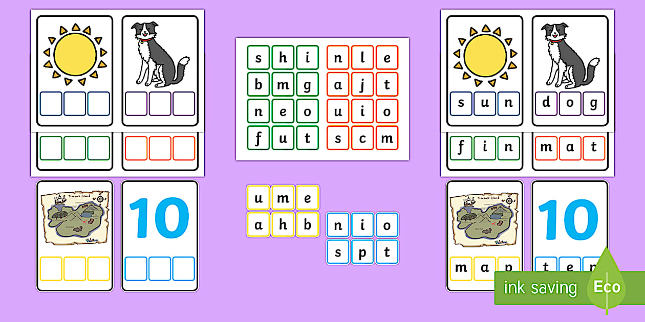 Editable Workstation Pack: CVC Words Mixed Spelling 2 Activity Pack