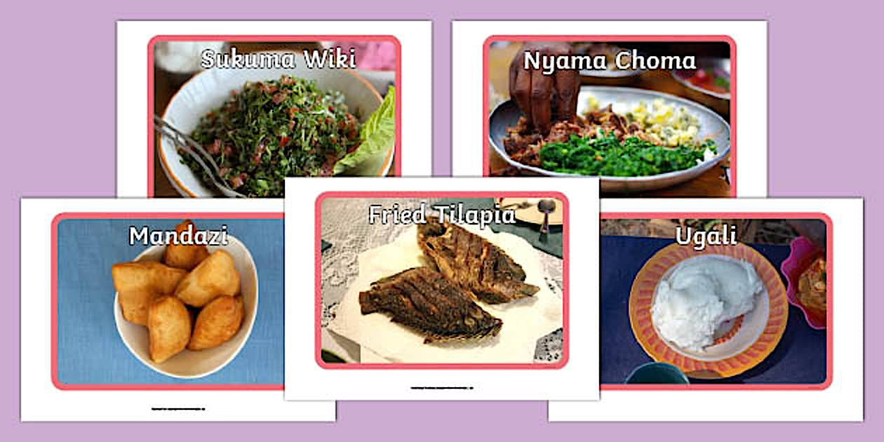Kenyan Food Display Photo Pack (teacher made) - Twinkl
