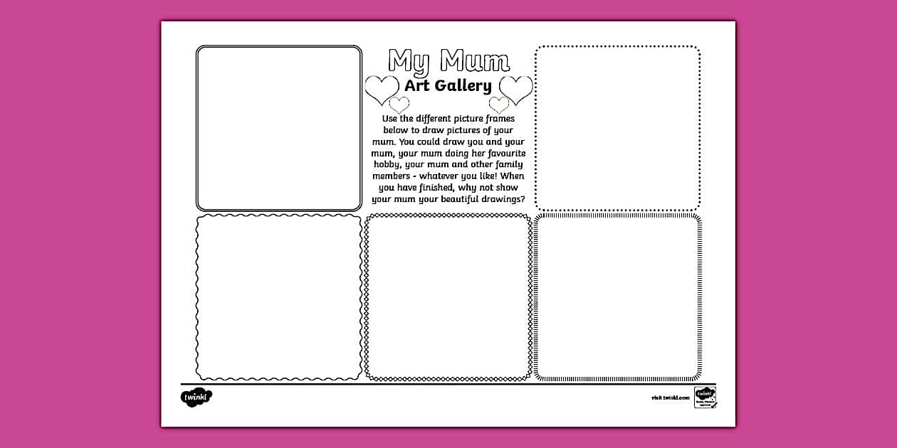 Mum Picture Gallery Activity (teacher made) - Twinkl