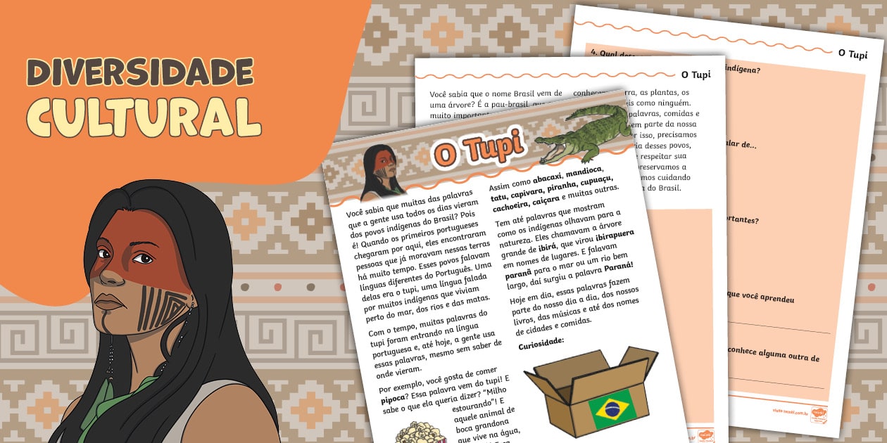 O Tupi – Palavras Indígenas