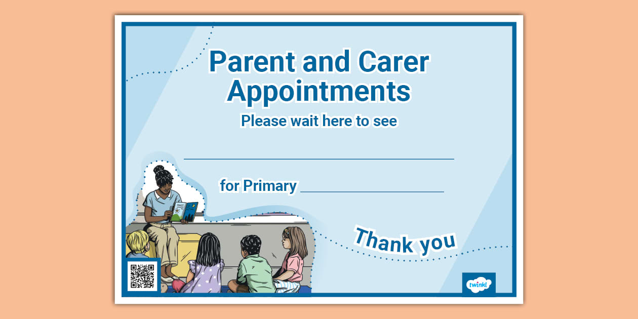 Parents' Evening Waiting Area Poster (teacher made) - Twinkl