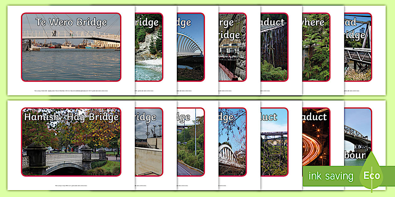 New Zealand Bridges Display Photos (Teacher-Made) - Twinkl