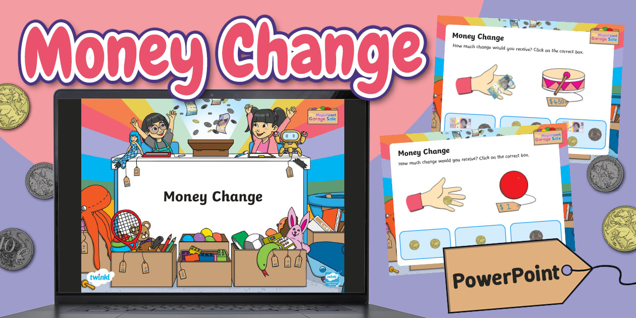 The Magnificent Garage Sale – Money Change PowerPoint