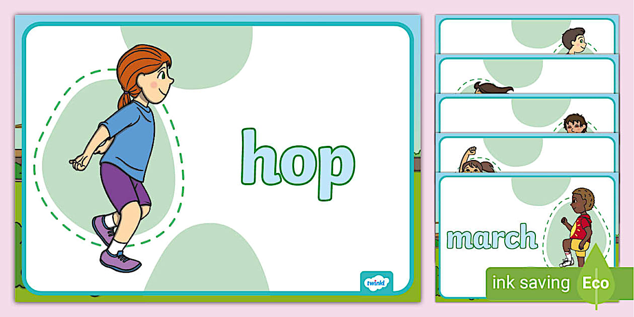 UAE Themed Gross Motor Movement Cards - Twinkl