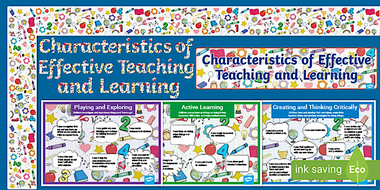 EYFS Characteristics of Effective Learning and Teaching