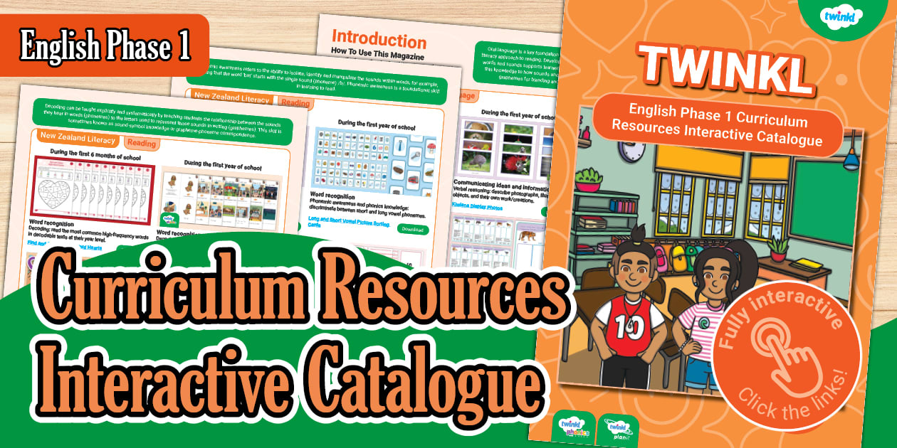 English Phase 1 Curriculum Resources Interactive Catalogue